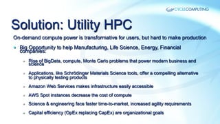 Cycle Computing Record-breaking Petascale HPC Run | PPT