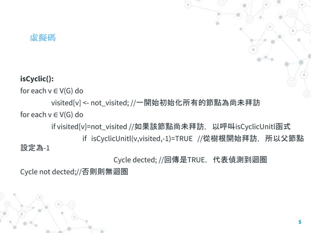 Cycle Detection In A Undirected Graph Ppt 1125