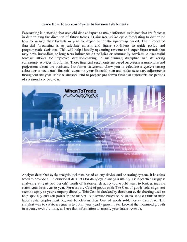 Cycle forecasting | PDF