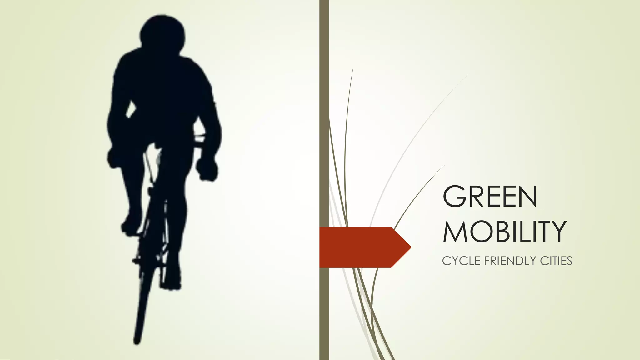 Green mobility - Cycle friendly cities | PDF