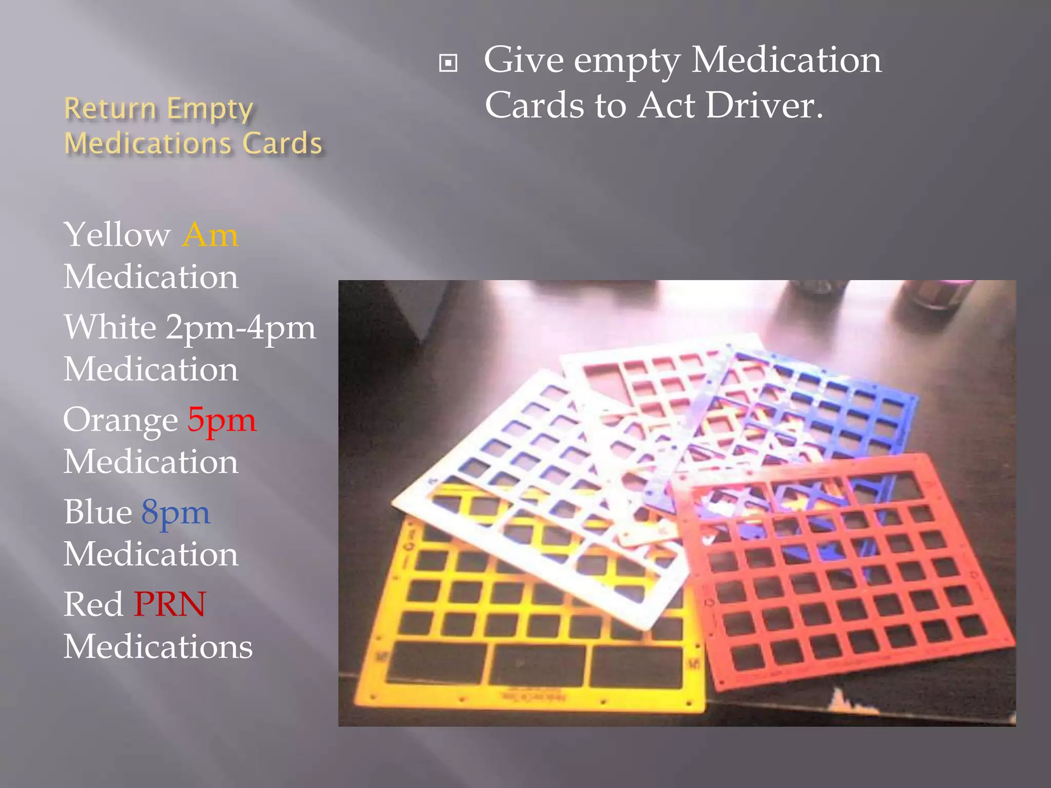 Cycle monthly medication training | PPT