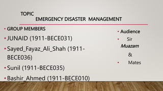 Cycle of Disaster management.pptx