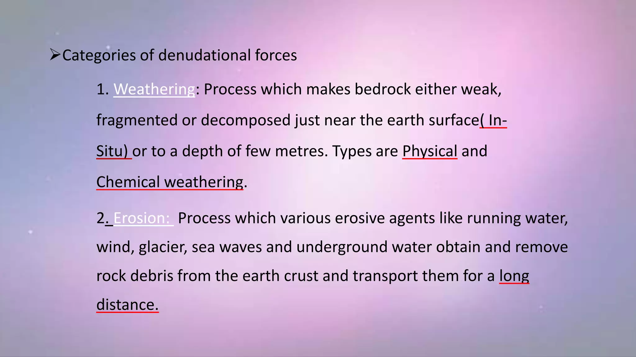 Cycle of erosion, davis and penk | PPTX