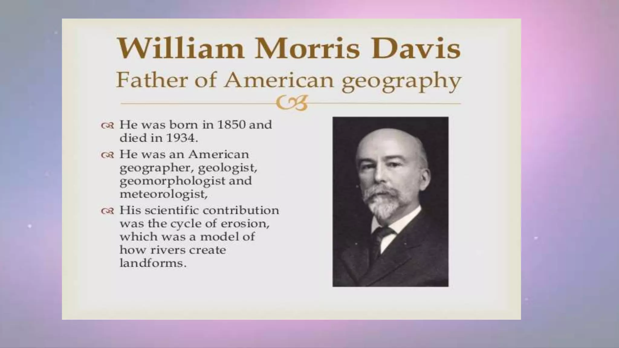 Cycle of erosion, davis and penk | PPTX