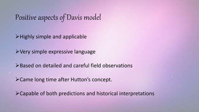 Cycle of erosion, davis and penk | PPTX