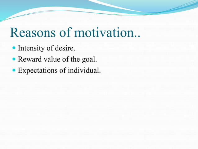 Cycle of motivation | PPTX