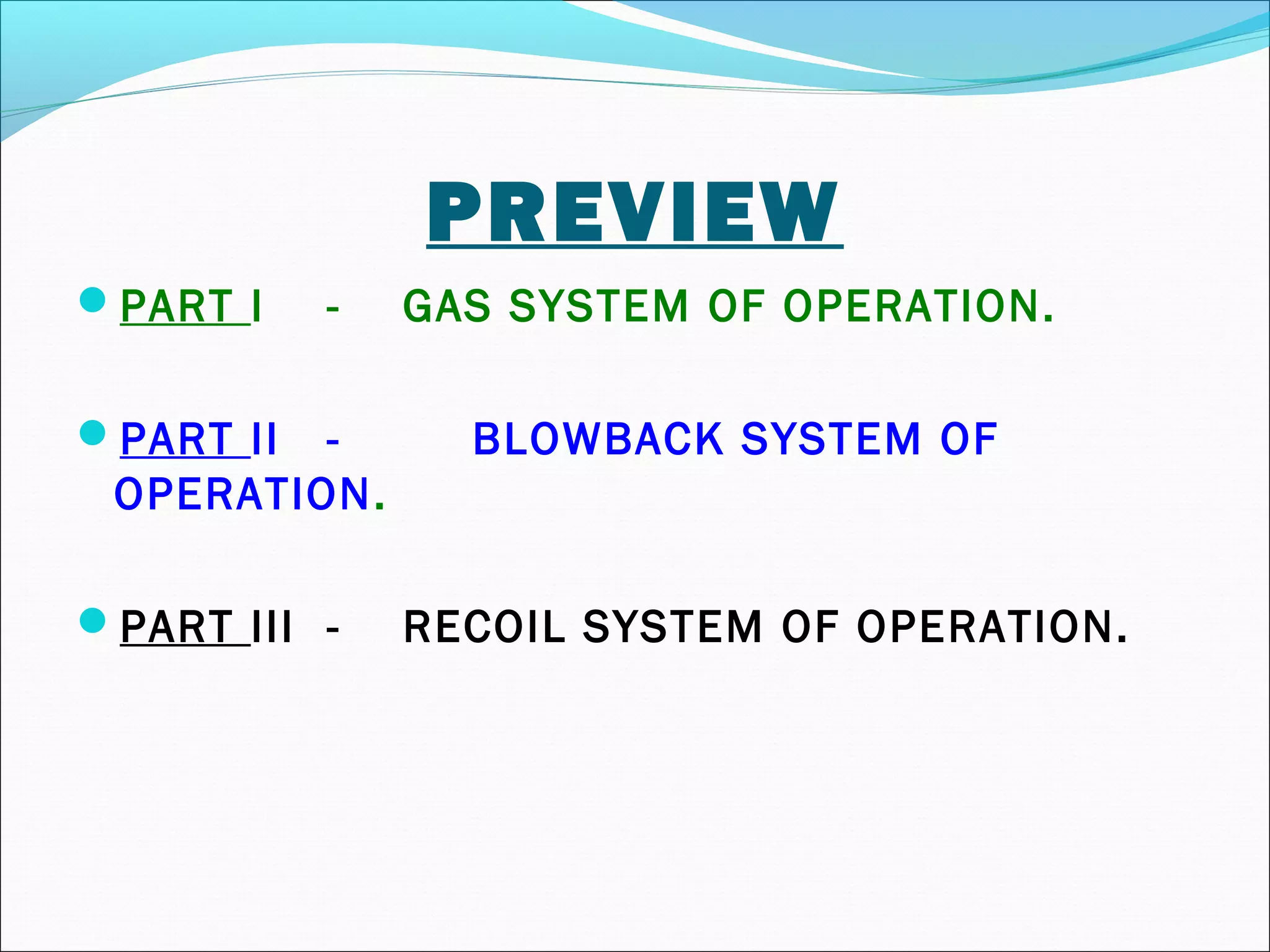 Cycle of operations small arms | PPT