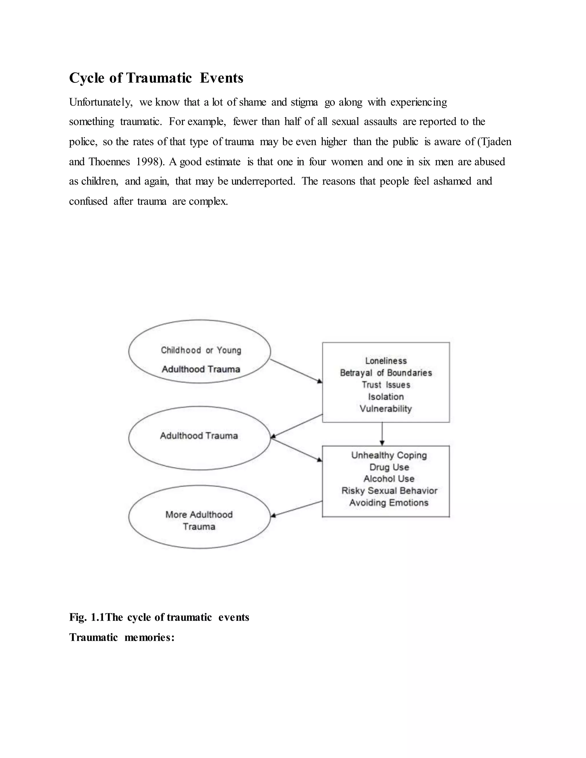Cycle of traumatic events | DOCX