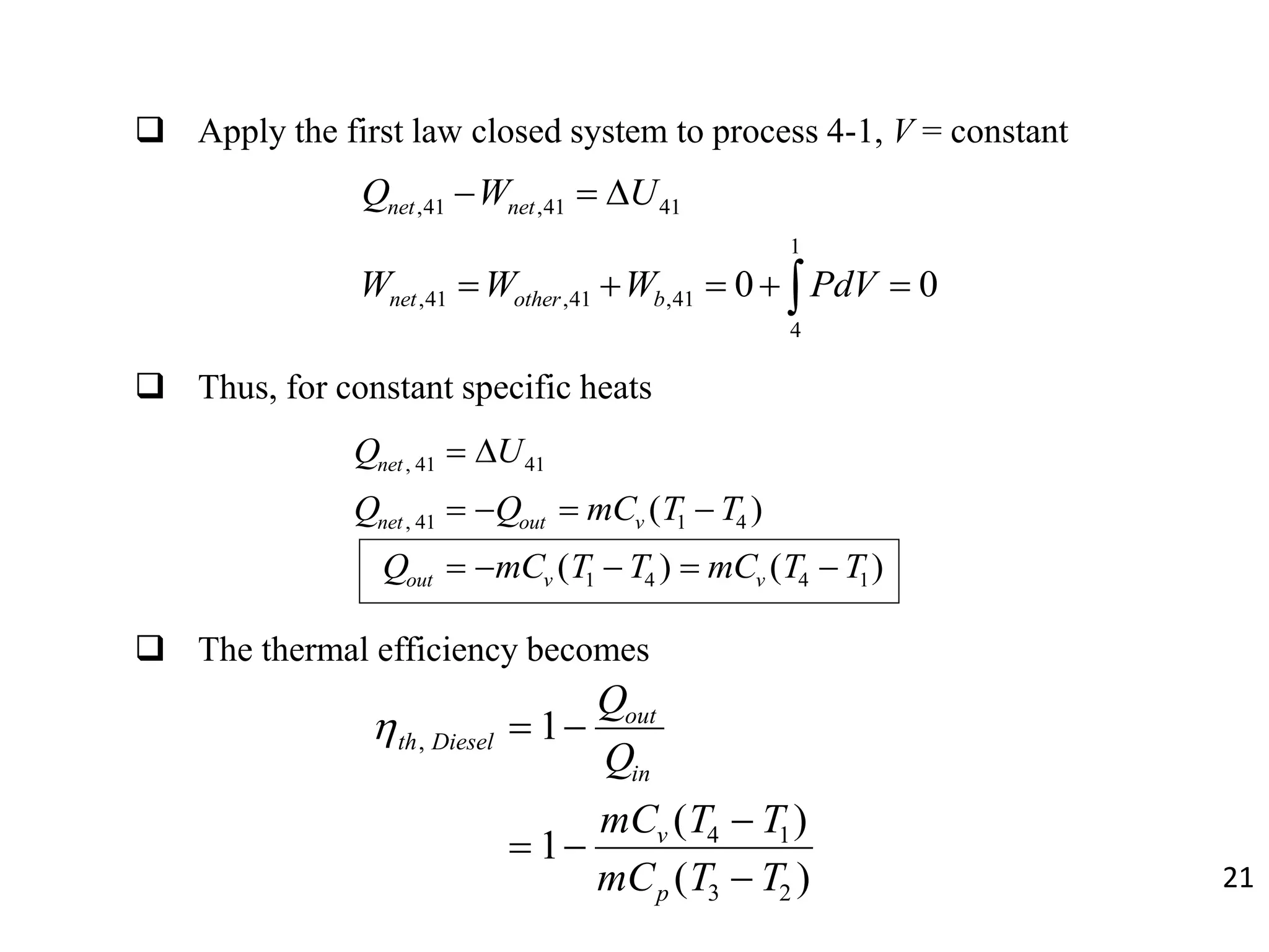 Thermodynamic Cycles - A Review - Carnot Cycle, Ideal Gas Law ...
