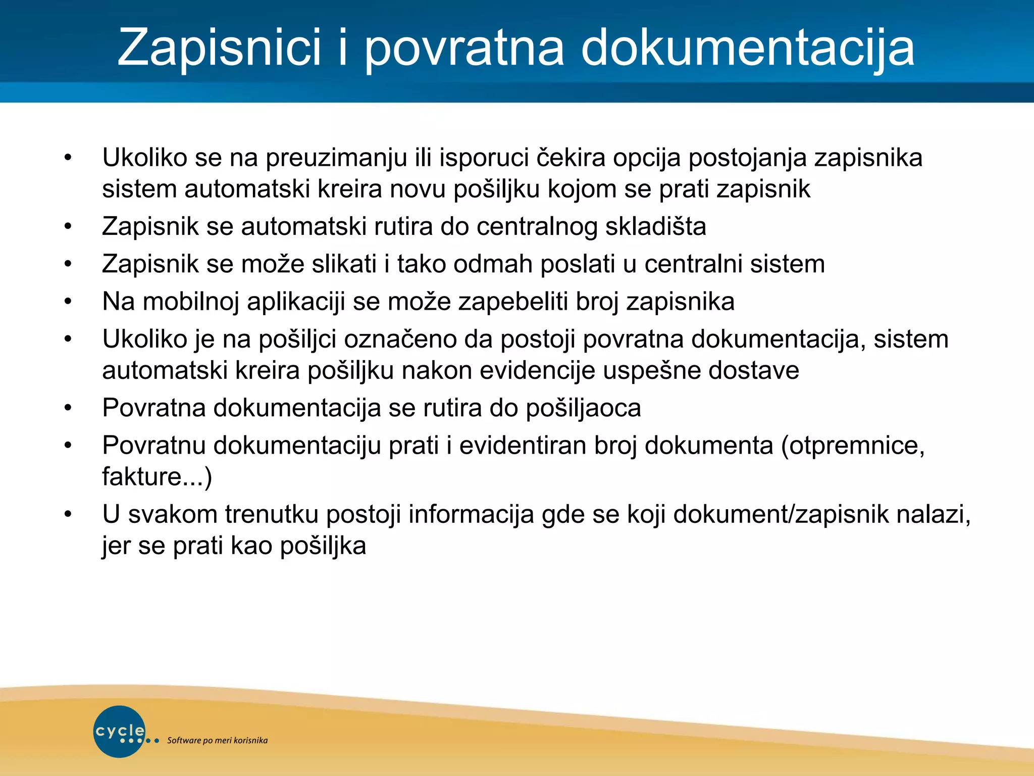 Track and trace sistem u podršci logističkim operacijama - Aleksandar ...