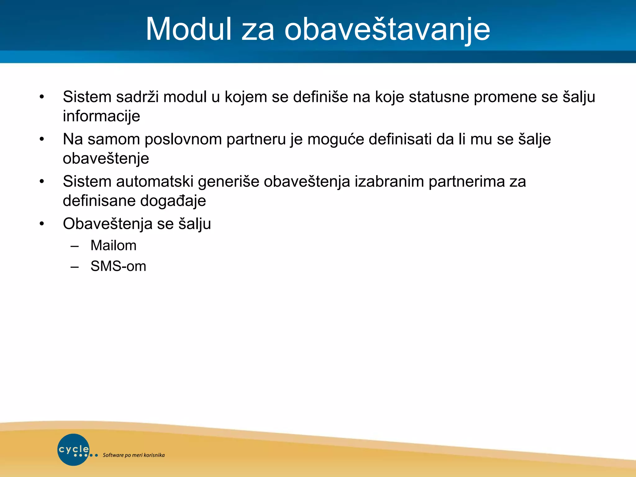Track and trace sistem u podršci logističkim operacijama - Aleksandar ...