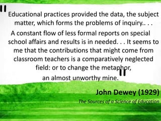 Cycles of inquiry (research) | PPTX