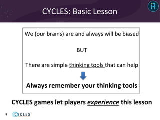 Cognitive Bias and Game Design - Tobi Saulnier | PPTX