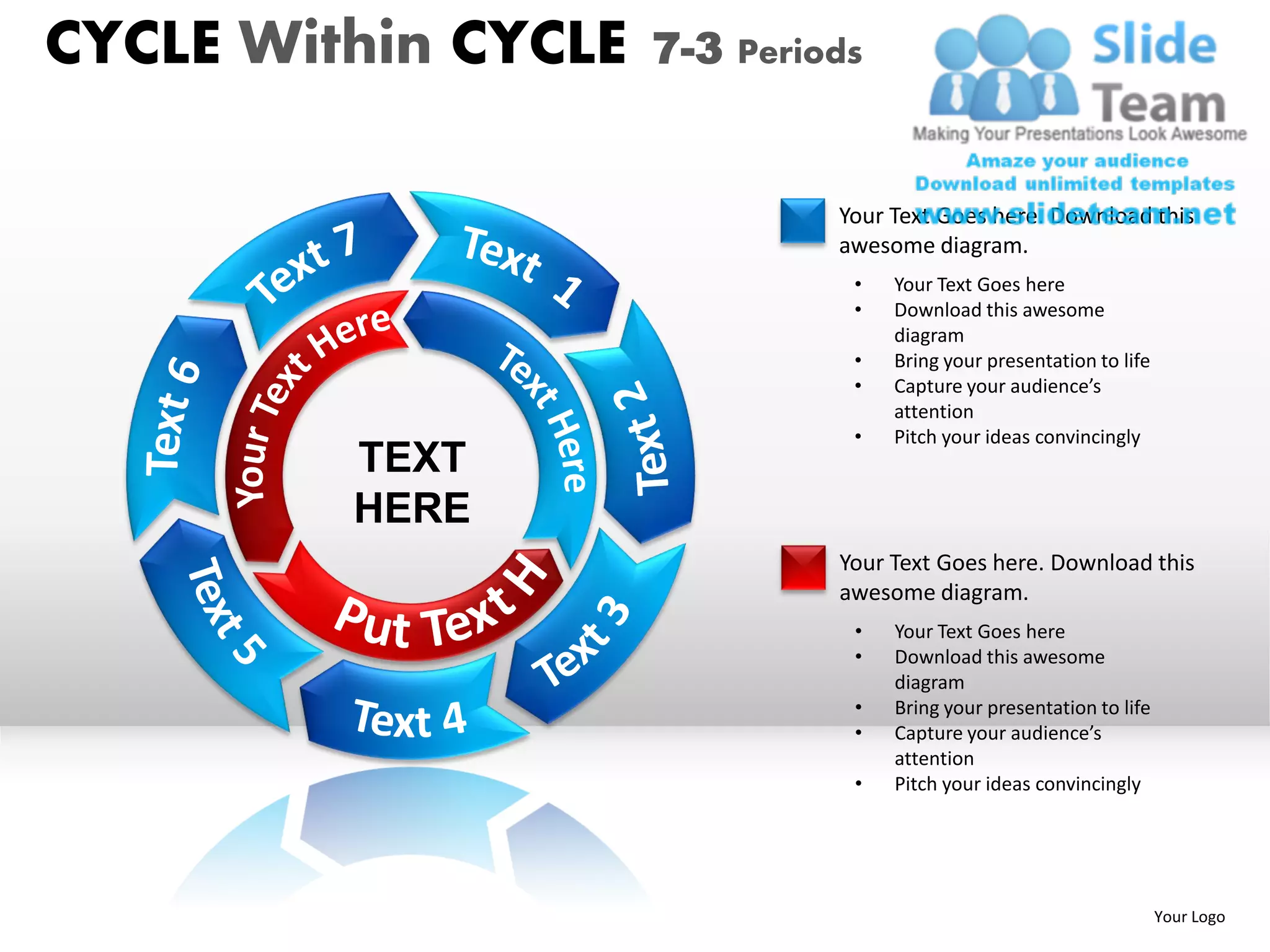 Cycle within cycle diagram powerpoint presentation slides ppt templates ...