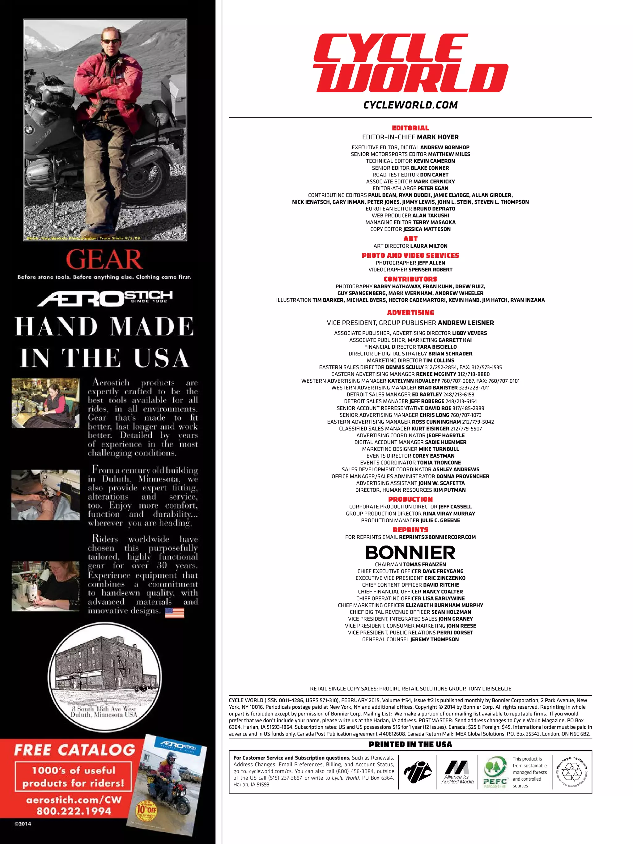 Cycle world february 2015 usa | PDF