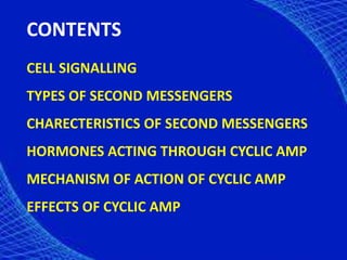 Cyclic amp | PPTX
