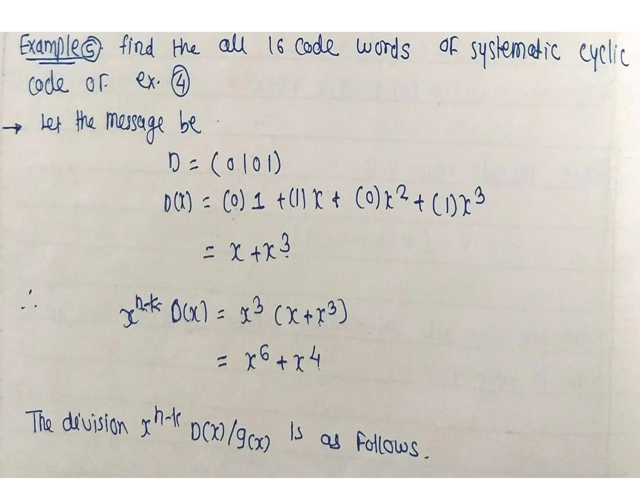 Introduction to Cyclic Code with example.pptx