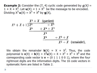 Introduction to Cyclic Code with example.pptx