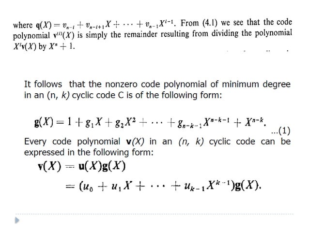 Introduction to Cyclic Code with example.pptx