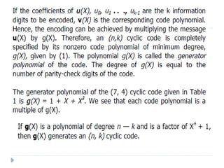 Introduction to Cyclic Code with example.pptx