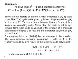 Introduction to Cyclic Code with example.pptx