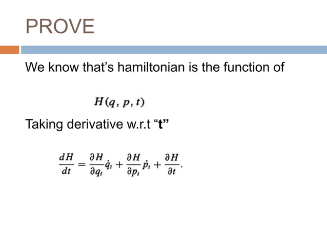 Cyclic coordinates and conservative theorem present ation by haseeb | PPT