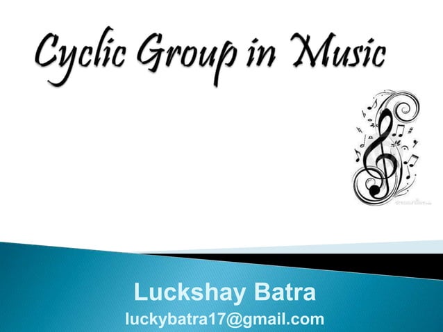 Cyclic group in music | PPT