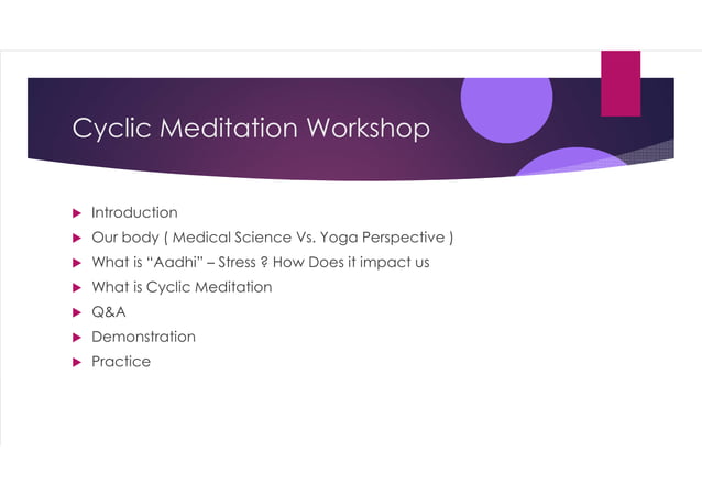 Meditation for Holistic Health - Cyclic meditation Sky is the Limit ...