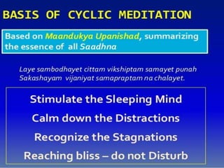 Cyclic meditation | PPTX