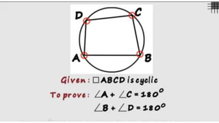 CYCLIC QUADRILATERAL | PPT