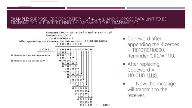 Cyclic redundancy check | PPTX