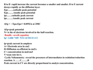 Cyclic voltammetry | PPTX