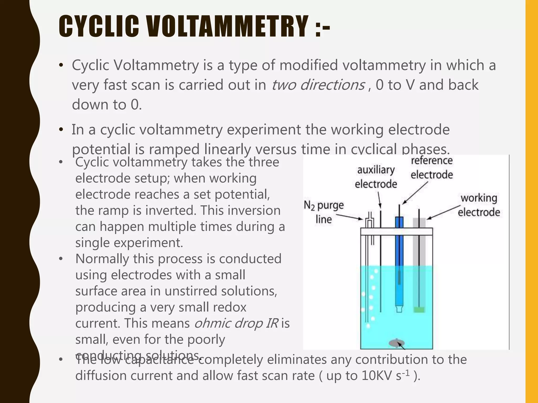 Cyclic voltammetry | PPTX