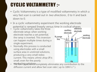 Cyclic voltammetry | PPTX
