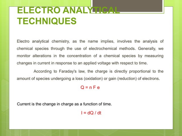 Cyclic Voltammetry: Principle, Instrumentation & Applications | PPTX ...