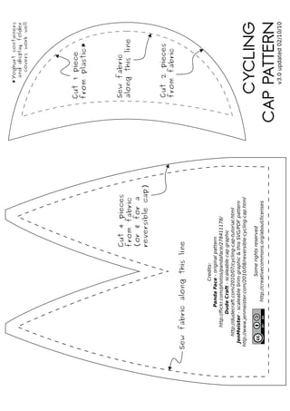 Cycling cap pattern v3 a4 | PDF