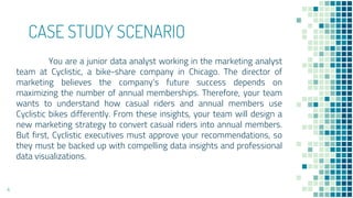 Cyclistic bike share case study | PPTX