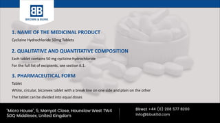 Cyclizine Hydrochloride - Summary of Product Characteristics | PDF