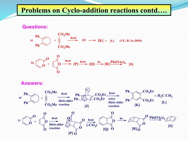Cycloaddition reactions for Undergraduate Courses | PPT