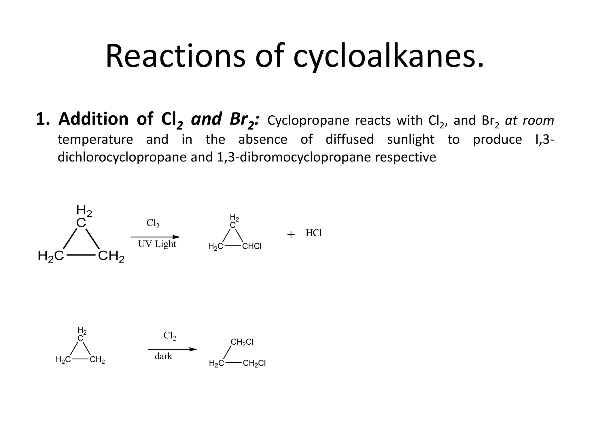 Chemistry of Cycloalkanes | PPTX