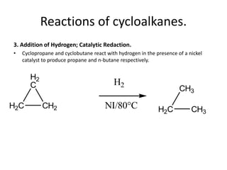 Chemistry of Cycloalkanes | PPTX