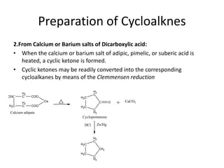 Chemistry of Cycloalkanes | PPTX