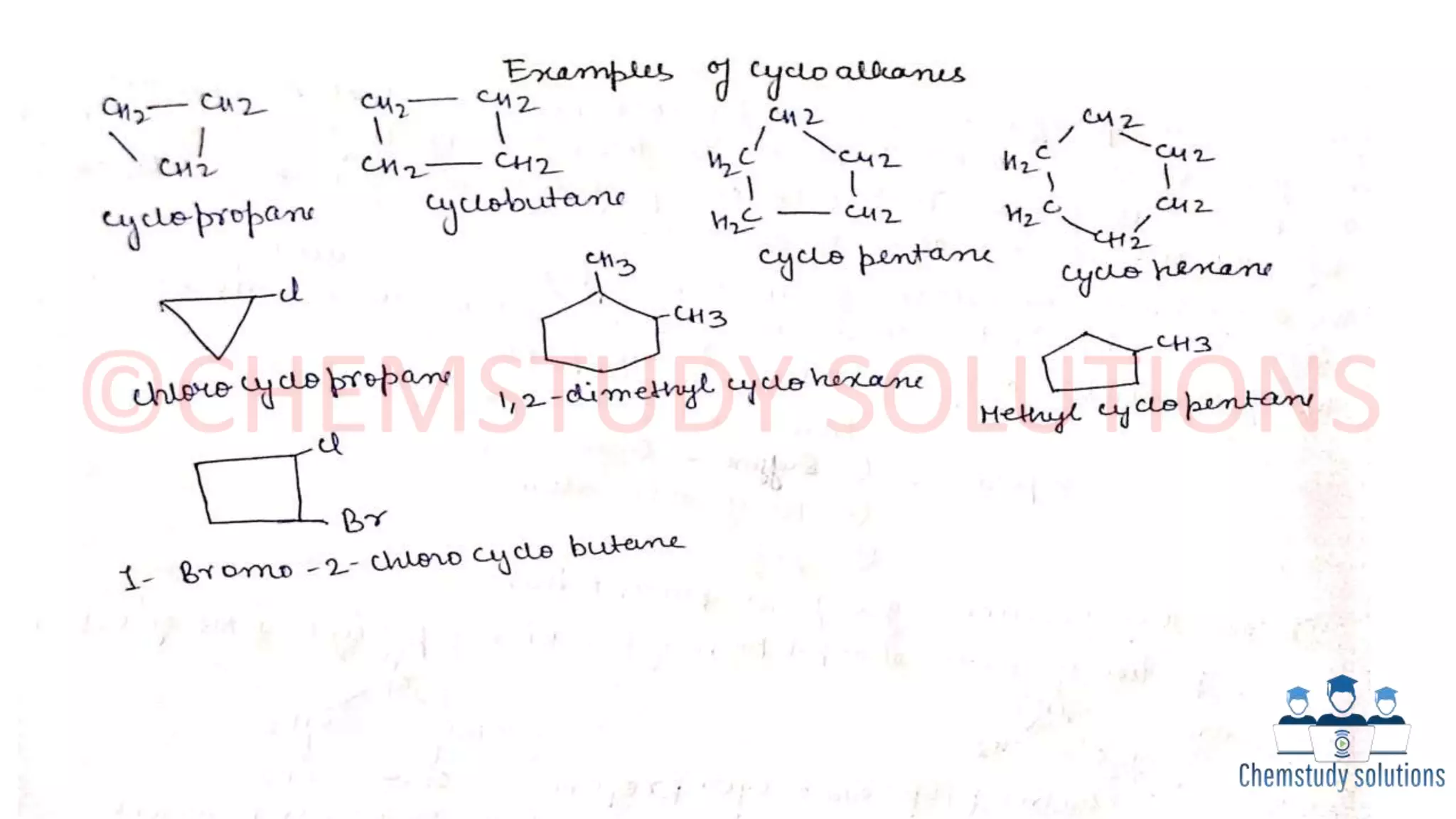 POC||B.Pharm||3 Semester||Cycloalkanes||Reactions of Cyclopropane & Cyclobutane||PCI Syllabus | PPTX