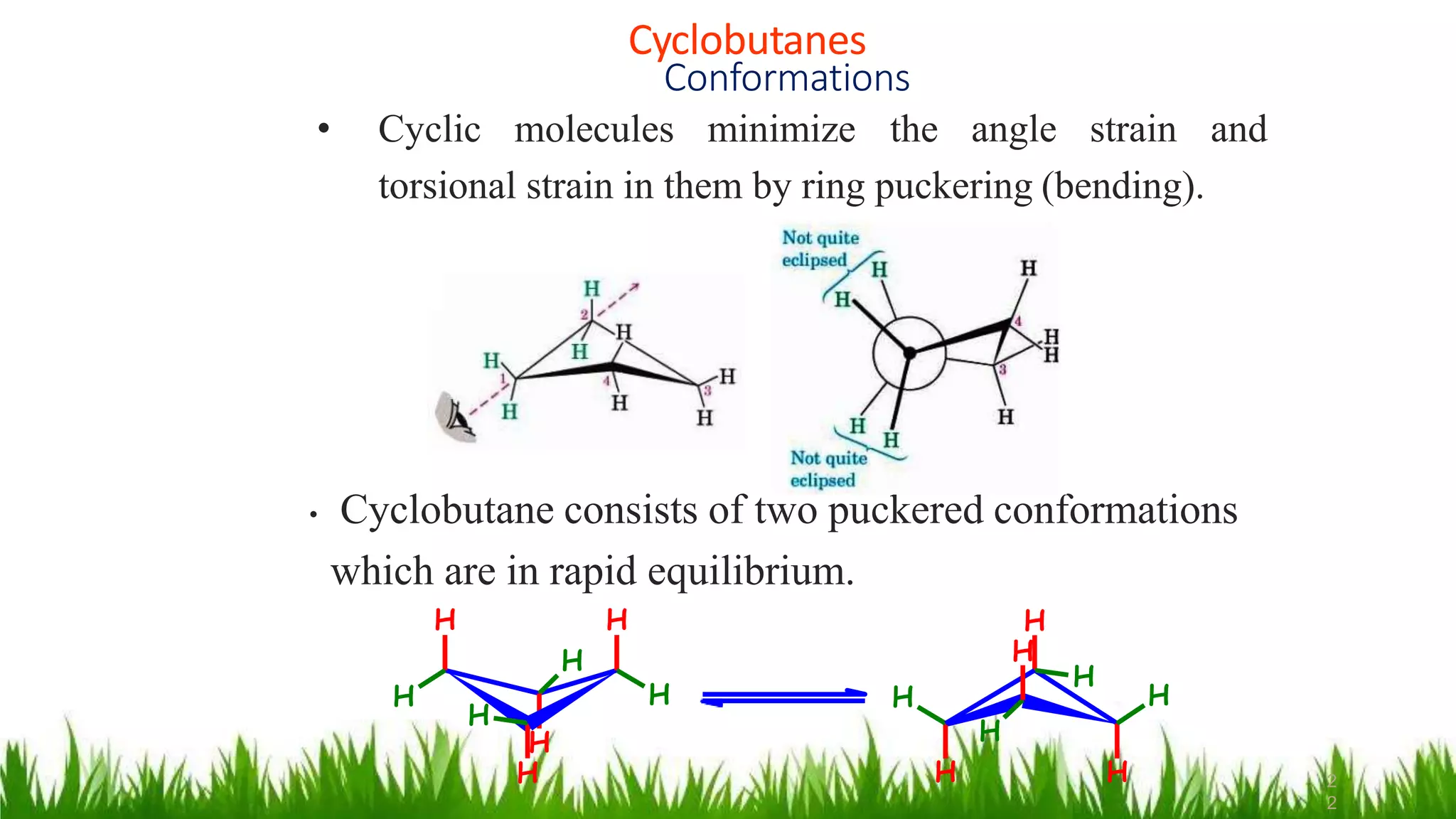 Cycloalkanes stability | PPTX