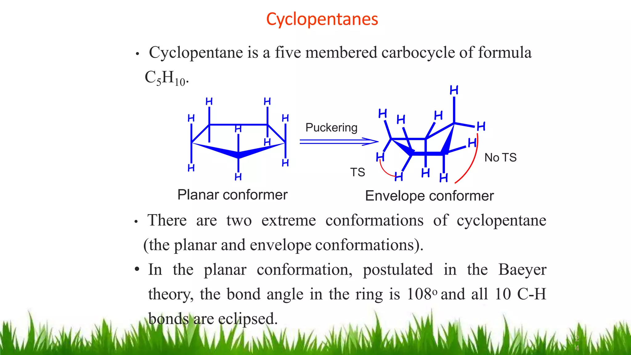 Cycloalkanes stability | PPTX
