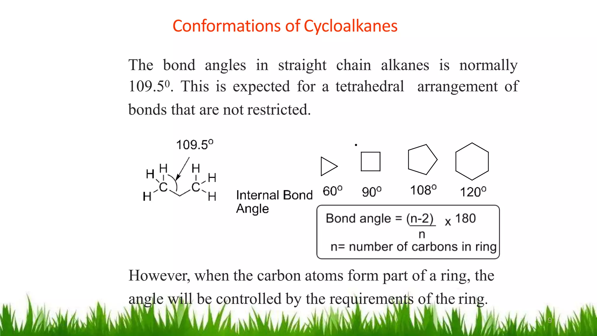 Cycloalkanes stability | PPTX