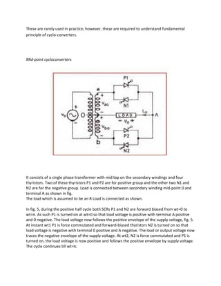 Cyclo converters | DOC