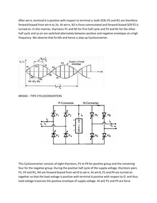Cyclo converters | DOC