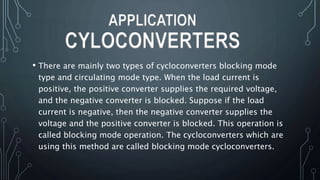 Cycloconverters | PPTX