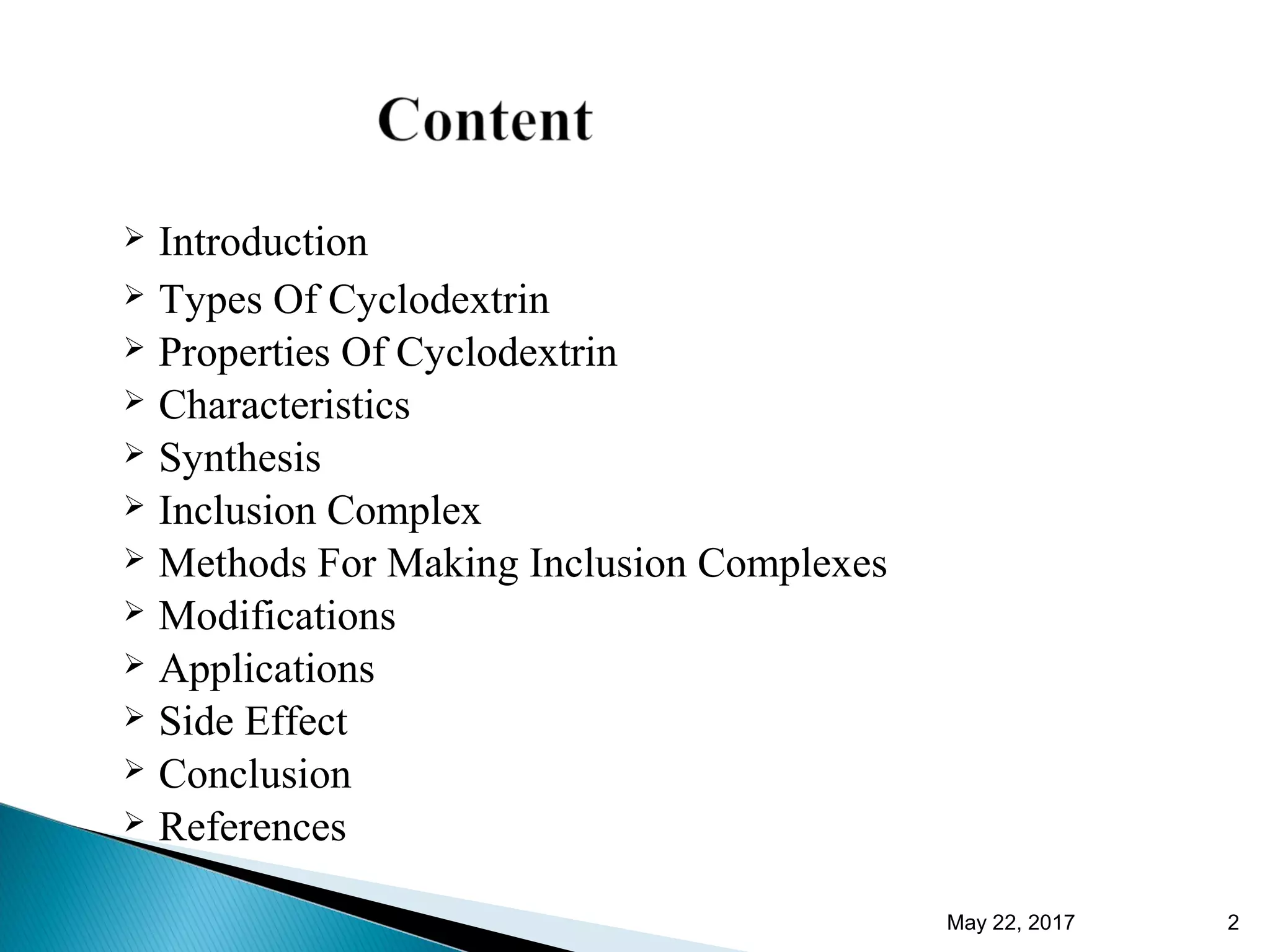 Cyclodextrin | PPT